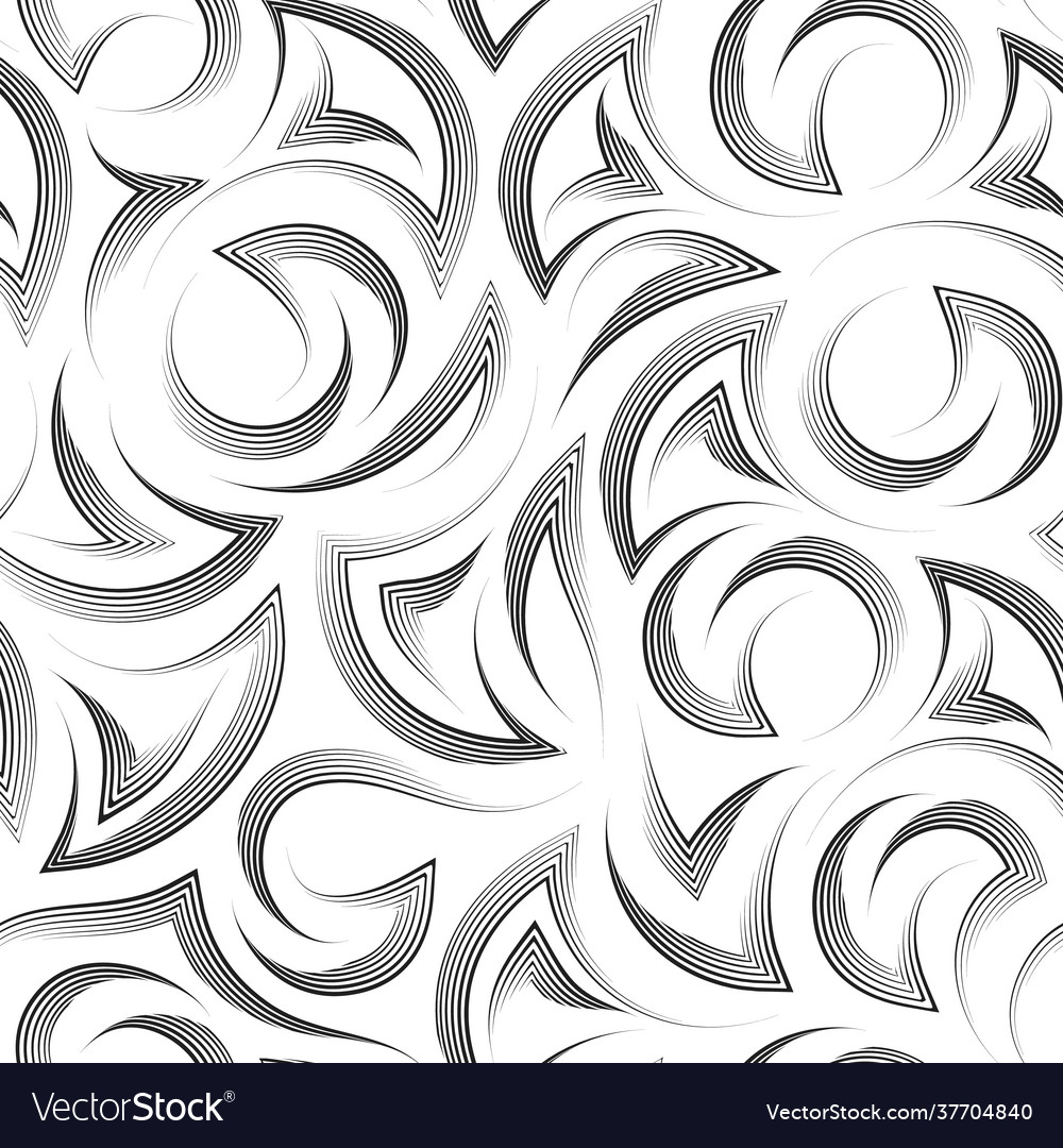 Geometric seamless pattern angles circles Vector Image