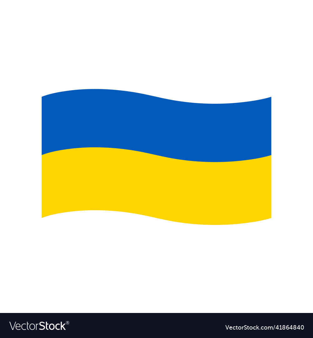 National Flag Of Ukraine Royalty Free Vector Image
