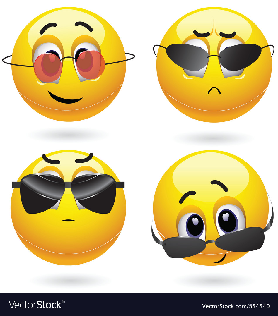 Smiley characters Royalty Free Vector Image - VectorStock