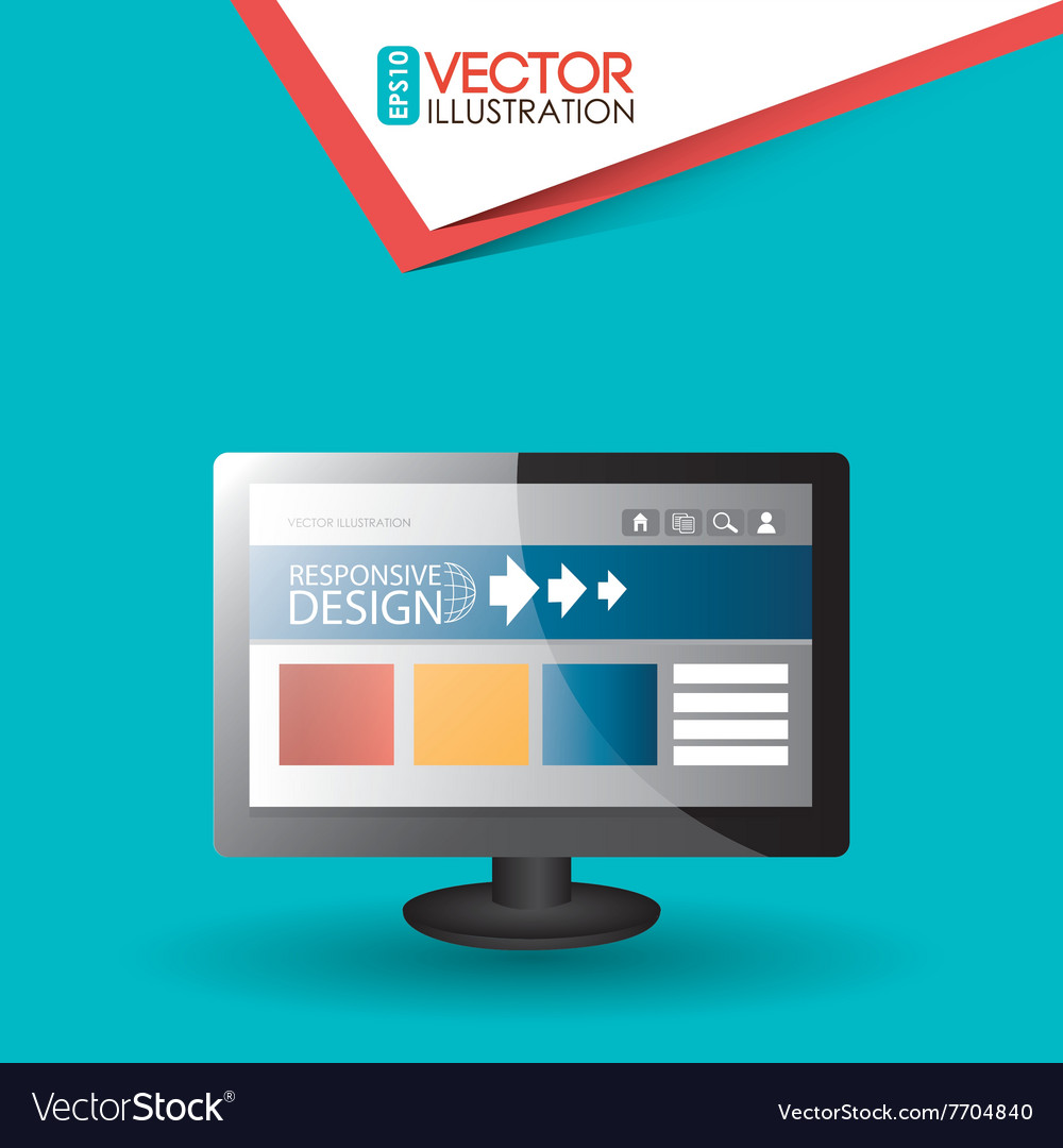 Technology icon design Royalty Free Vector Image