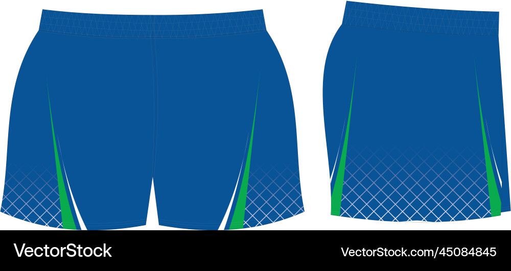 Football excell shorts Royalty Free Vector Image
