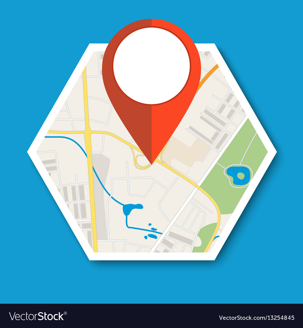 Navigation geolocation icon Royalty Free Vector Image