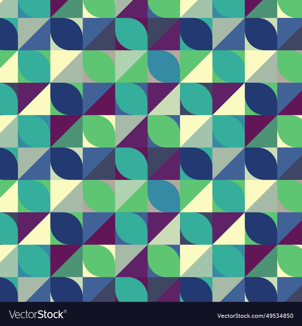 Geometric simple pattern seamless static Vector Image