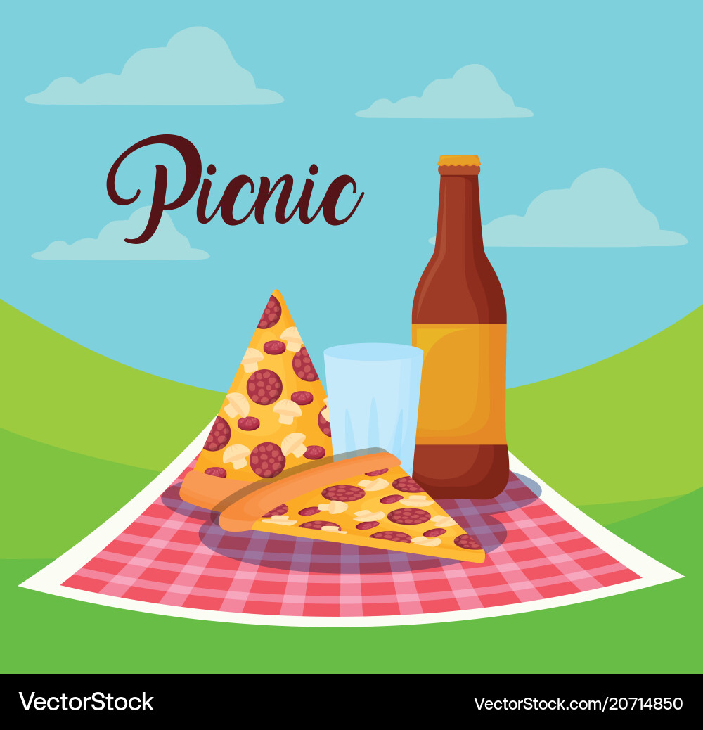 Picnic and food design Royalty Free Vector Image