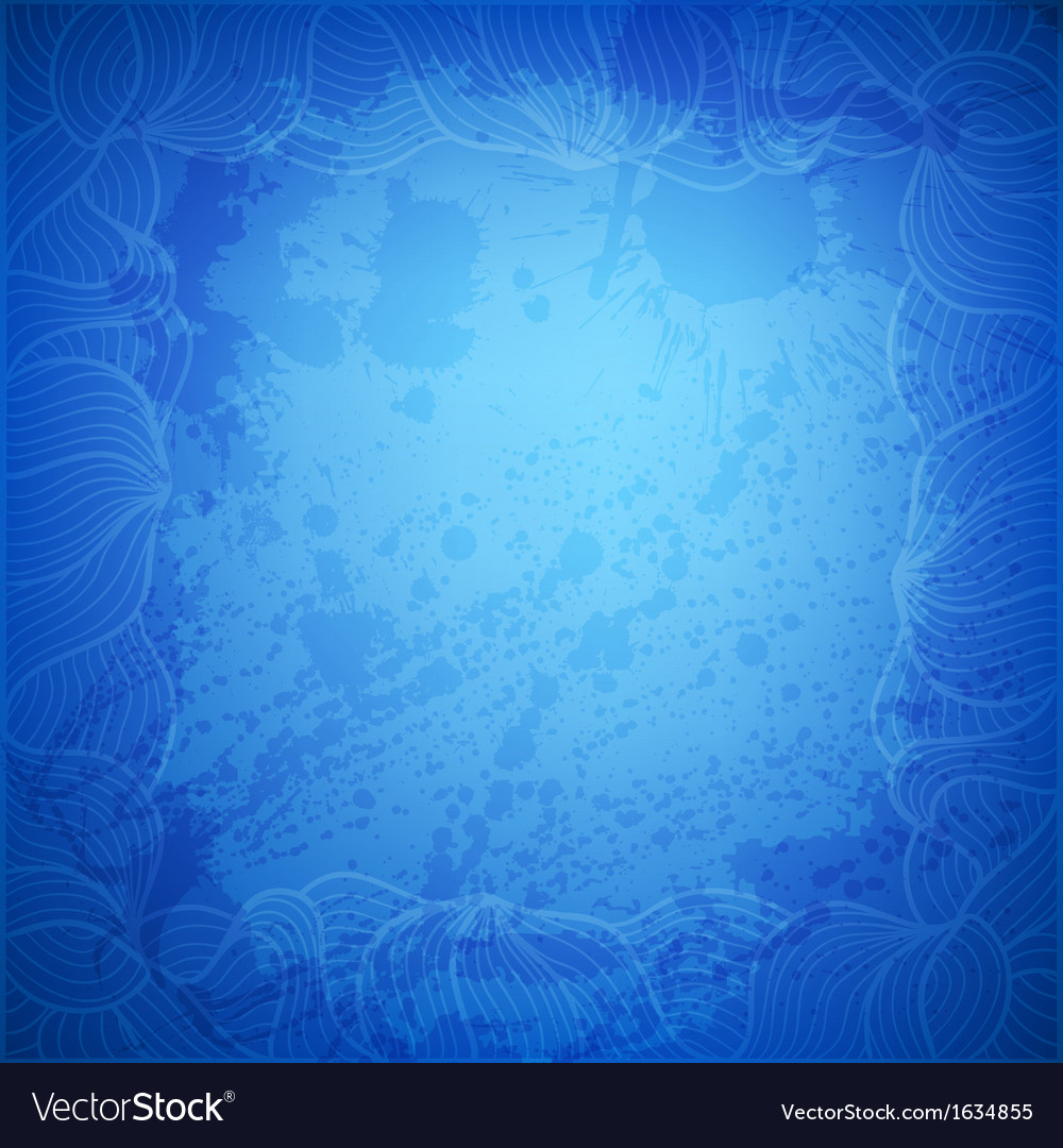 Abstract background with hand drawn frame Vector Image