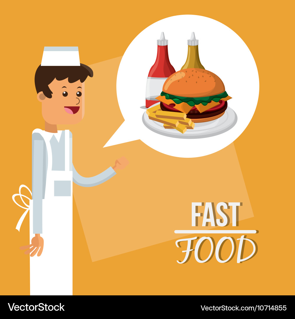 Pizza and fast food design Royalty Free Vector Image