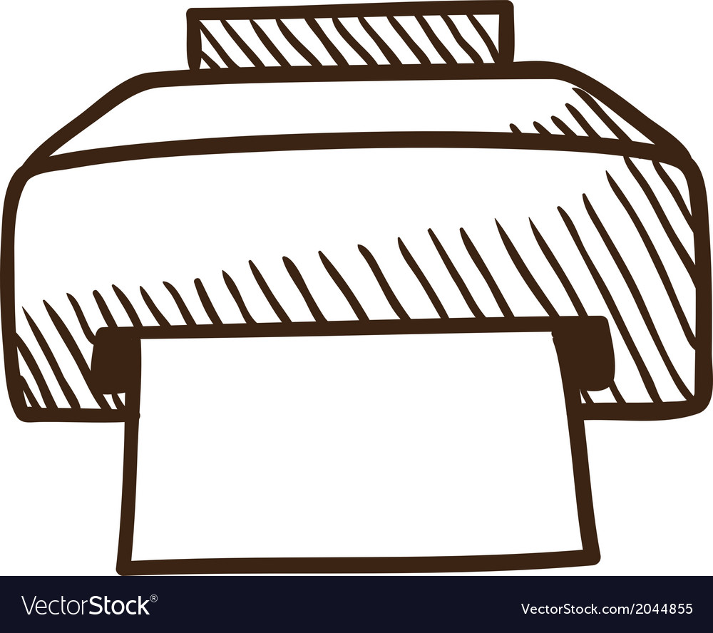 Printer symbol Royalty Free Vector Image - VectorStock