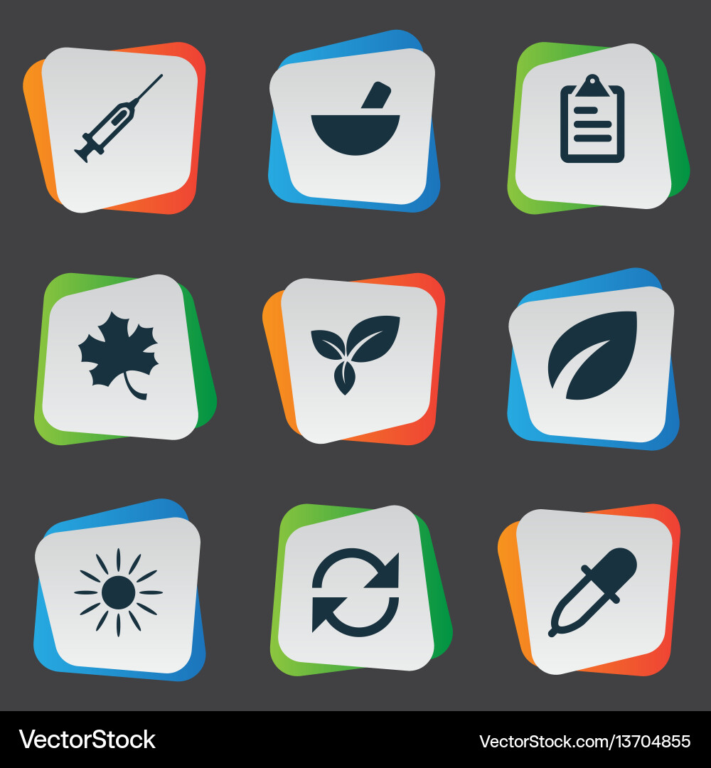 Set of simple agricultural Royalty Free Vector Image