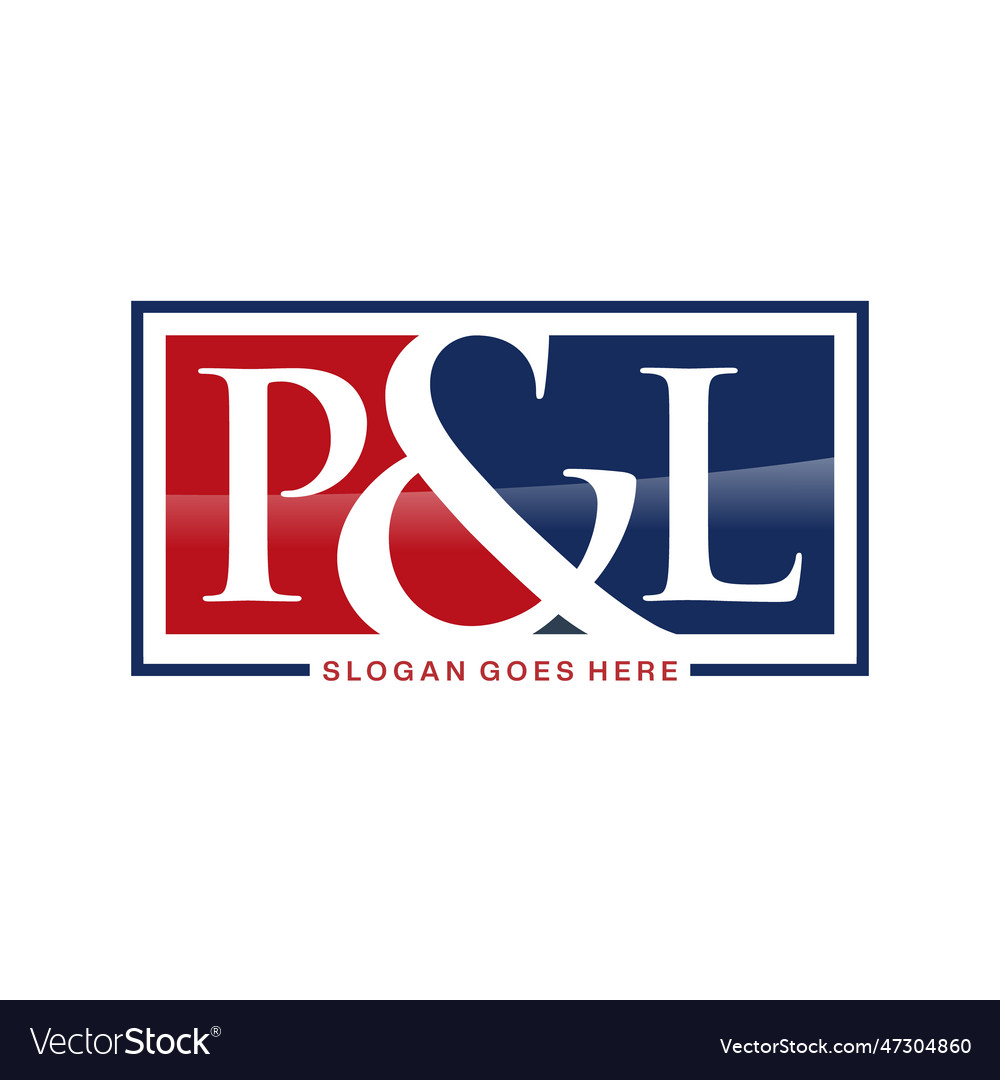 Abstract Initial Letter L And P Linked Logo Vector Image abstract-initial-letter-l-and-p-linked-logo-vector-image