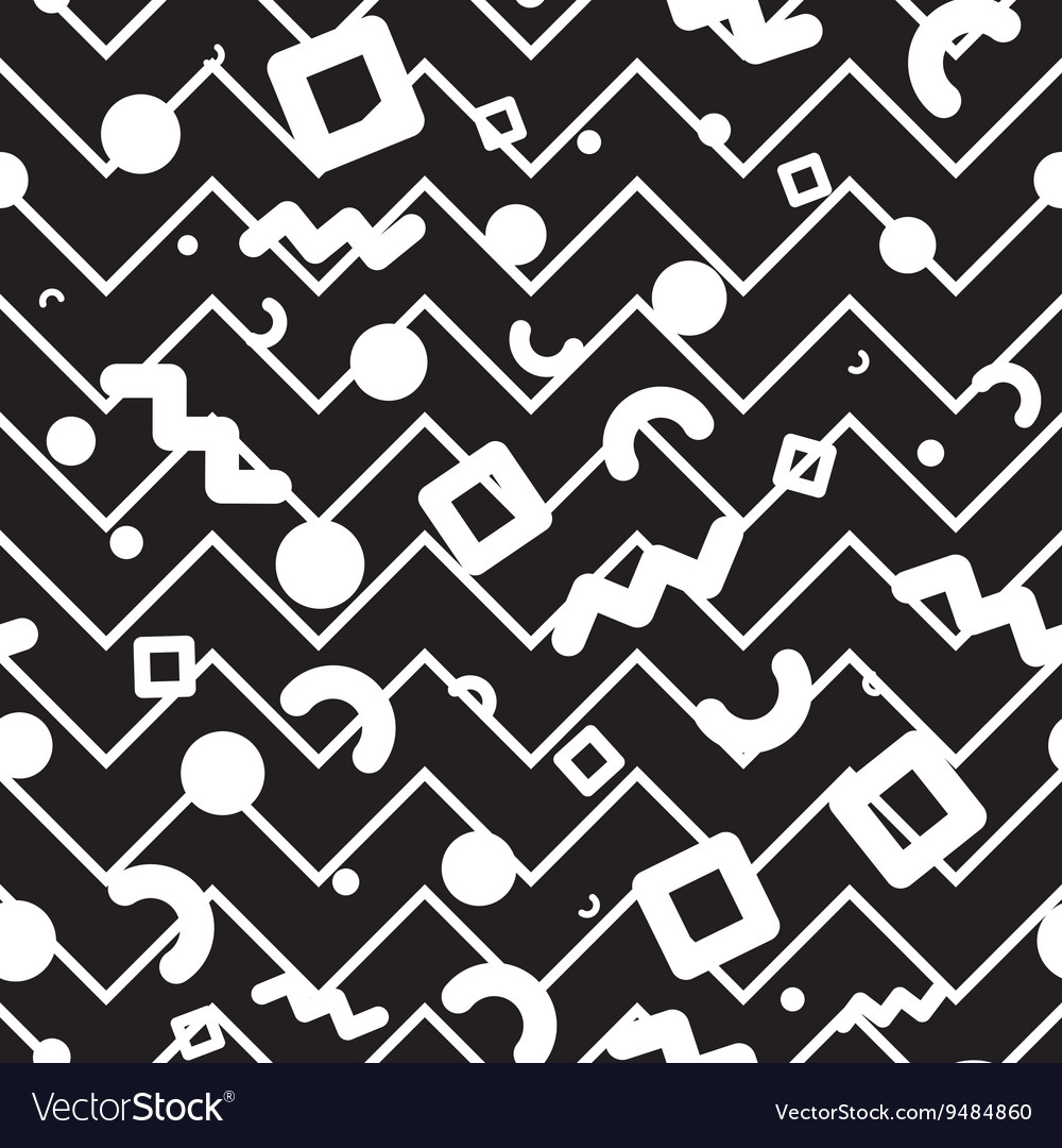 Seamless pattern geometric shapes Royalty Free Vector Image