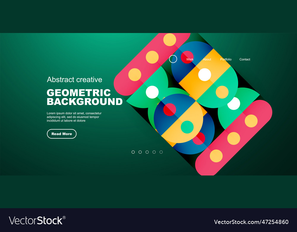 Simple circles and round elements pattern Vector Image