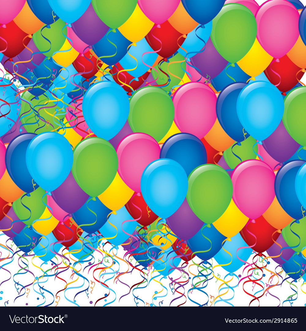 Balloons Royalty Free Vector Image - VectorStock