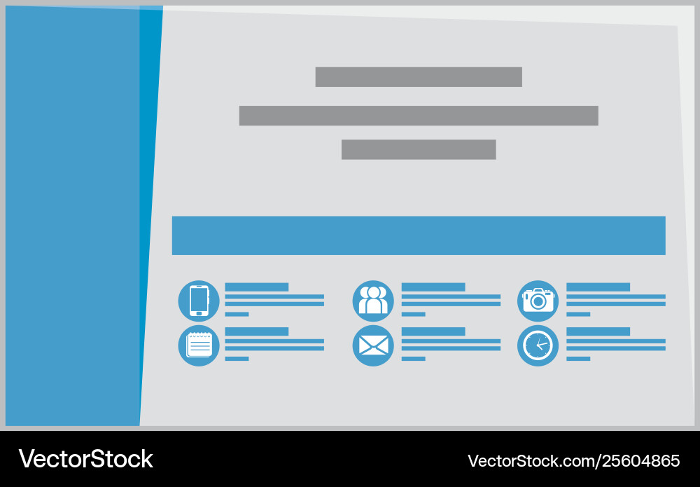 Company card publicity icon Royalty Free Vector Image