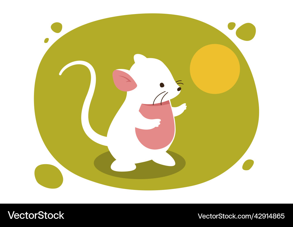 Mice with sun Royalty Free Vector Image - VectorStock