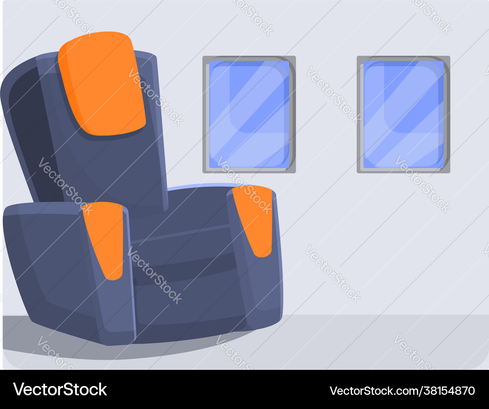 First class travel icon cartoon style Royalty Free Vector