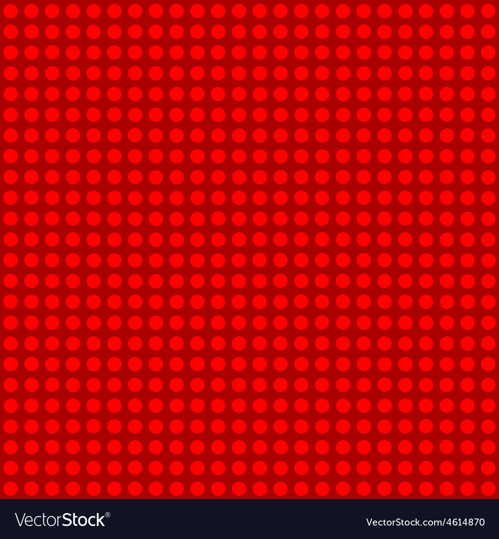 Seamless red polka dot pattern Royalty Free Vector Image