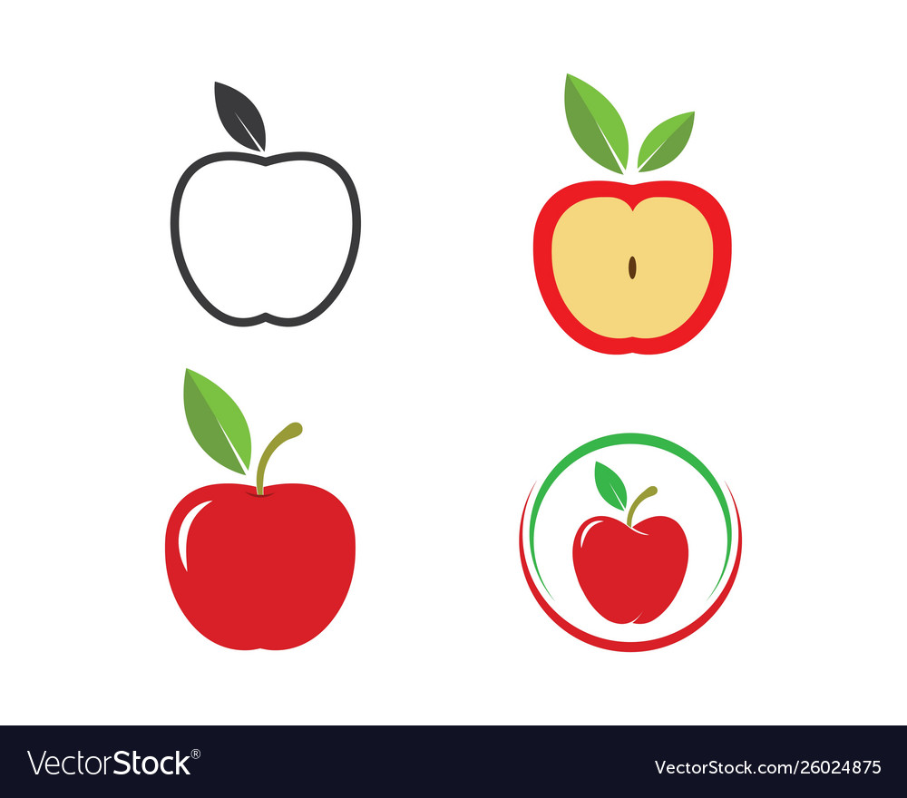 Apple Royalty Free Vector Image - VectorStock Apple Royalty Free Vector Image - VectorStock