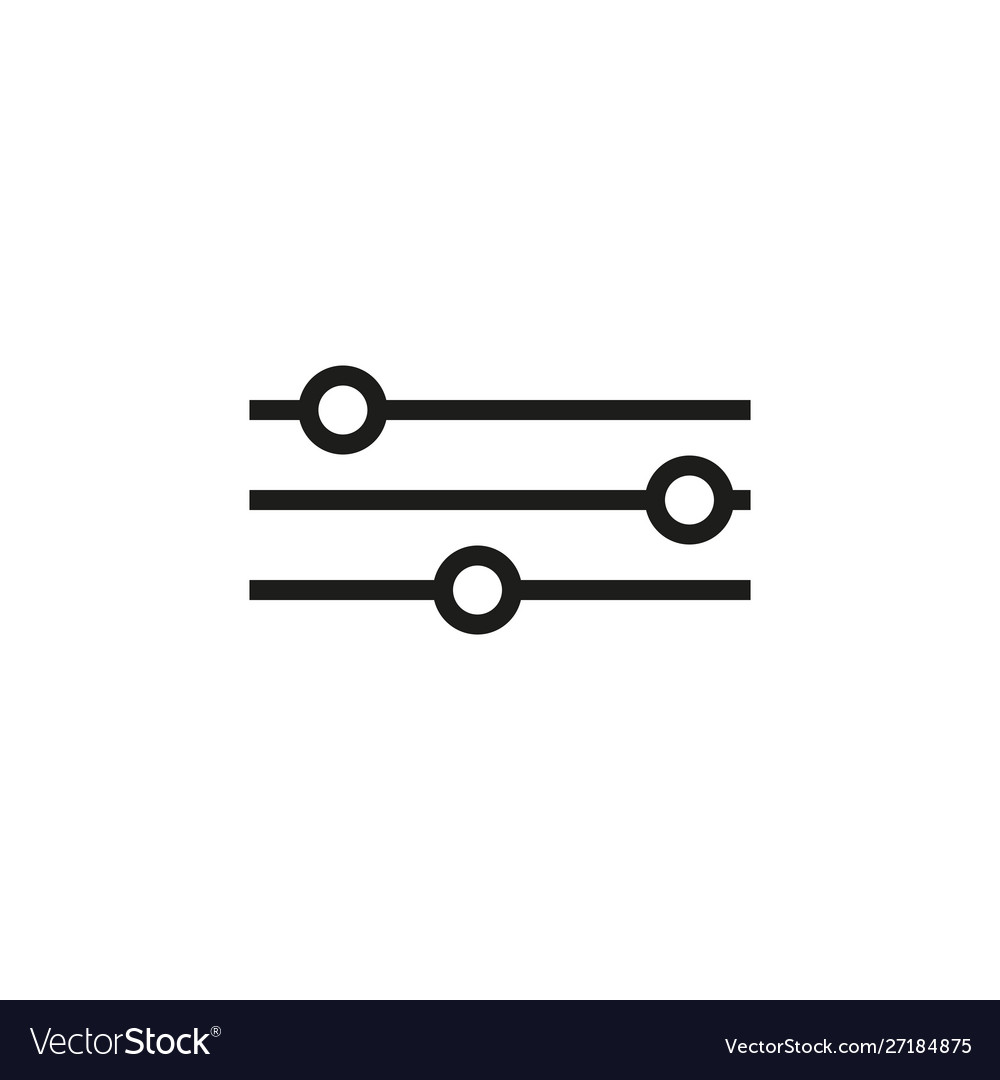 Filter icon simple Royalty Free Vector Image - VectorStock