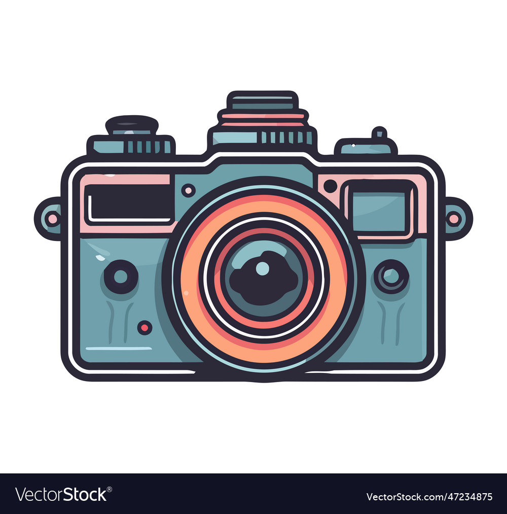 Modern camera technology and creativity Royalty Free Vector
