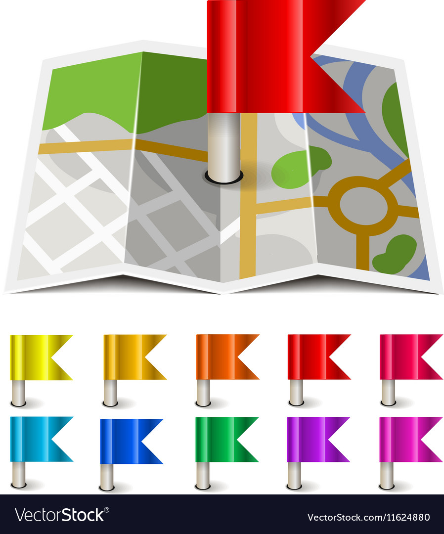 Flagmap Royalty Free Vector Image - VectorStock