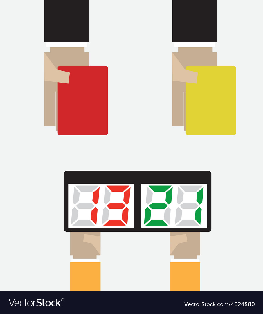 Referee design Royalty Free Vector Image - VectorStock