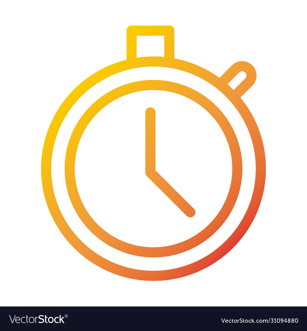 Stopwatch time internet web technology interface Vector Image