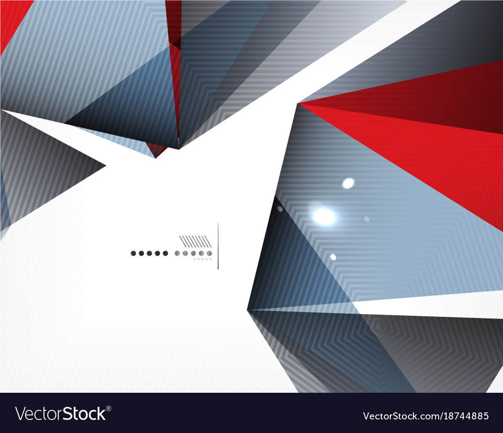 Geometrical Abstract Triangle Background Vector Image