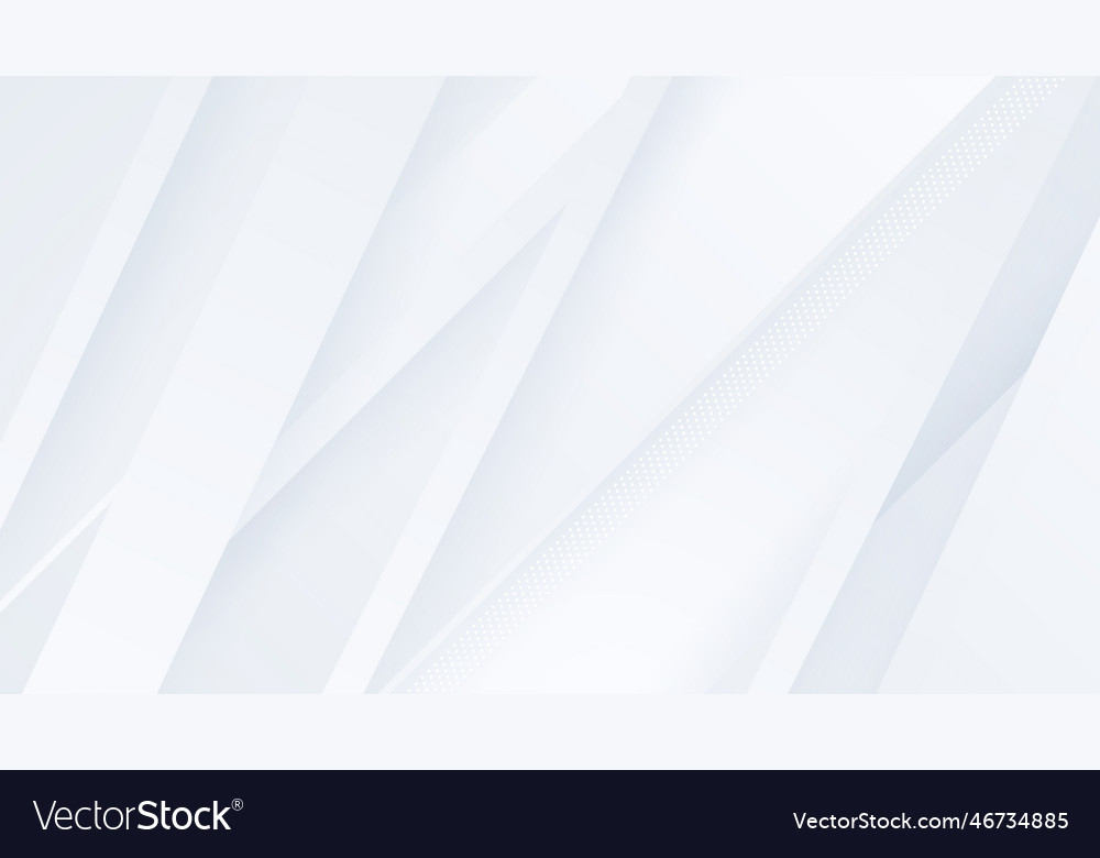 Grey White Abstract Background Geometry Shine Vector Image