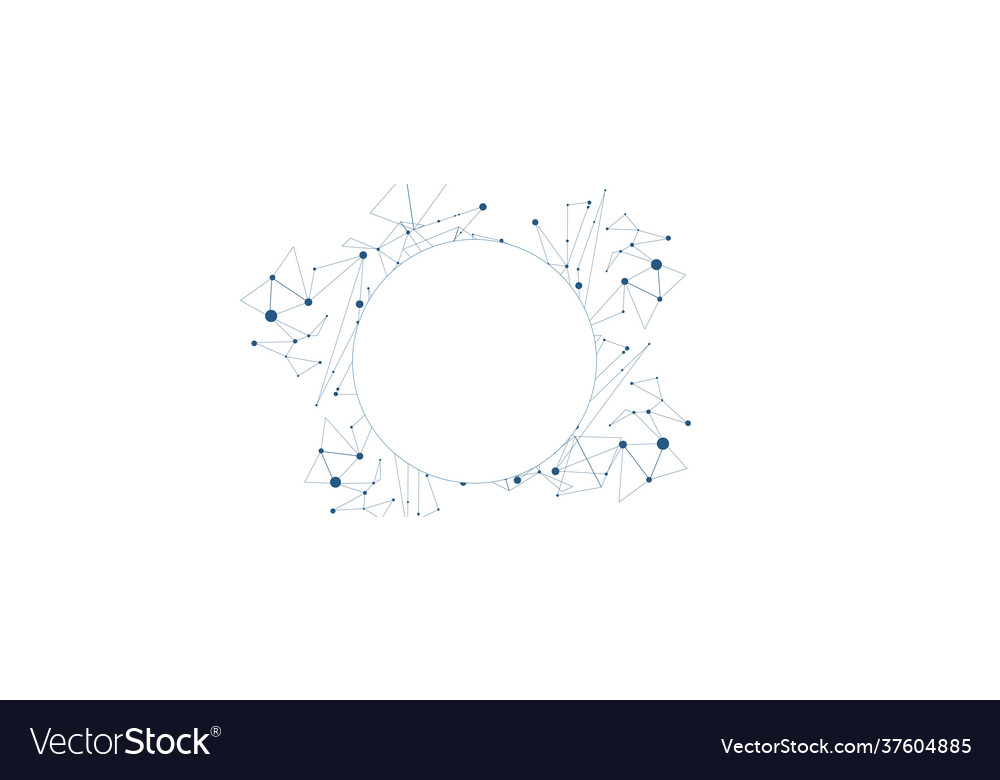 Network background on white Royalty Free Vector Image