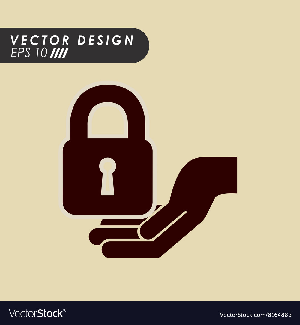 Security system design Royalty Free Vector Image