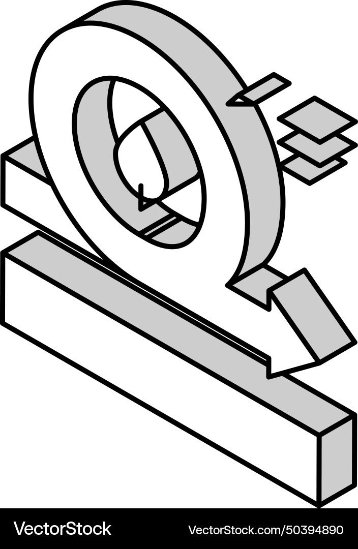 Environmental circular economy isometric icon Vector Image