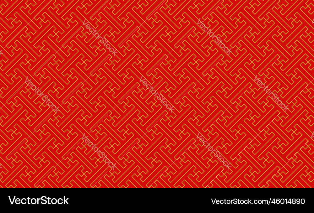Golden and red japanese pattern saaya Royalty Free Vector