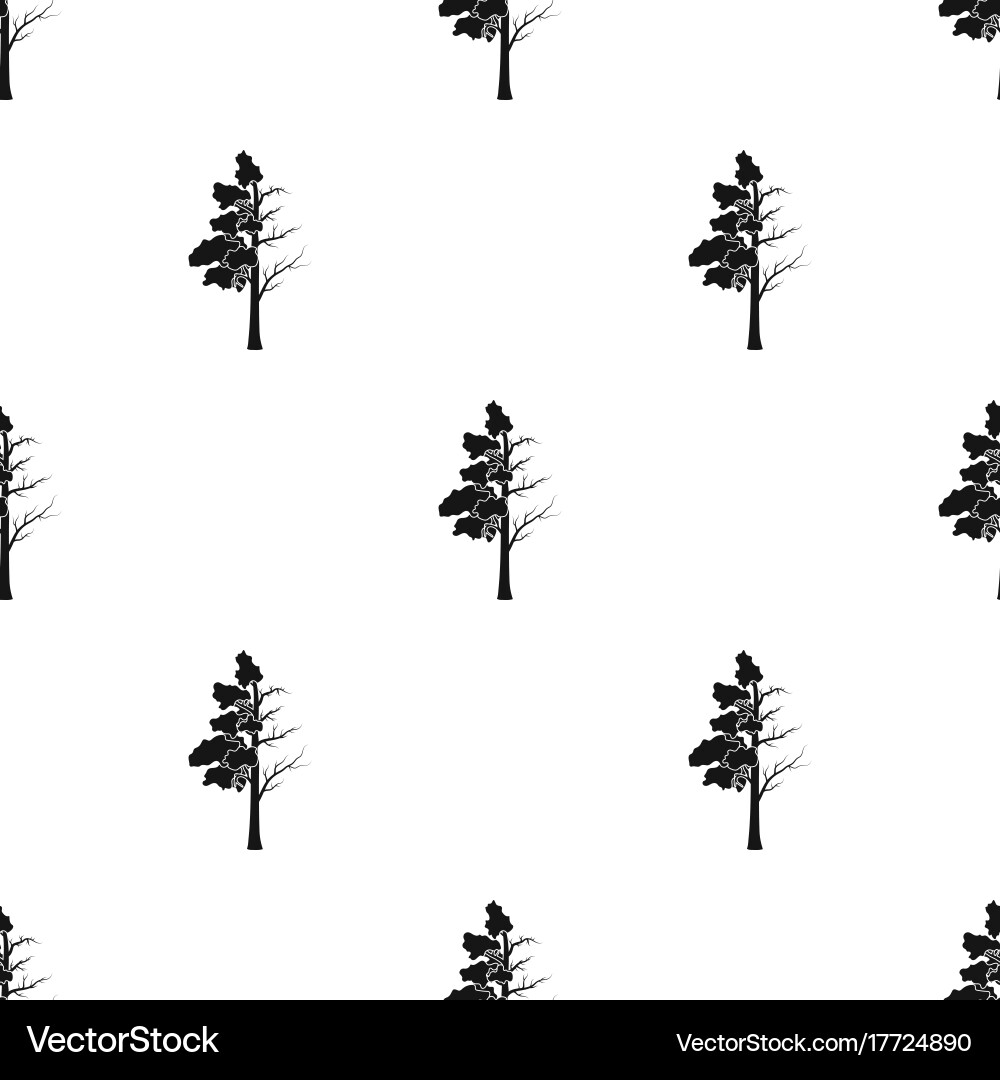 Tree half full of green leaf and dry icon Vector Image