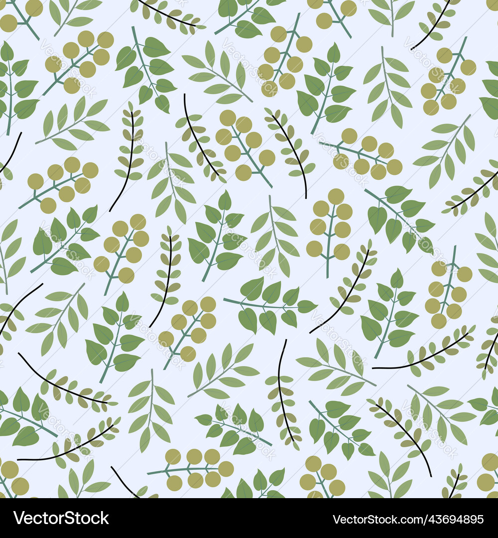 Elegant trendy seamless floral ditsy pattern Vector Image