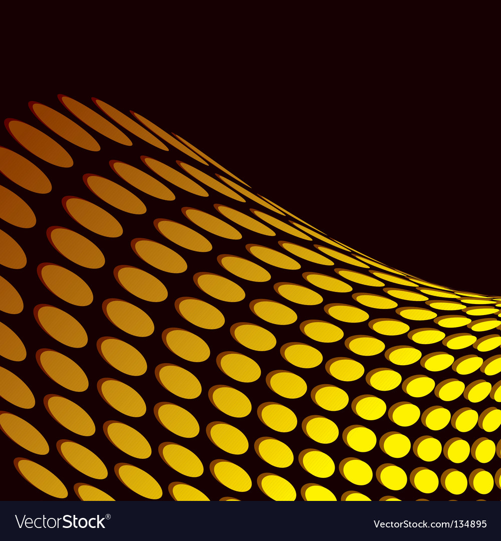 Halftone wave shadow Royalty Free Vector Image