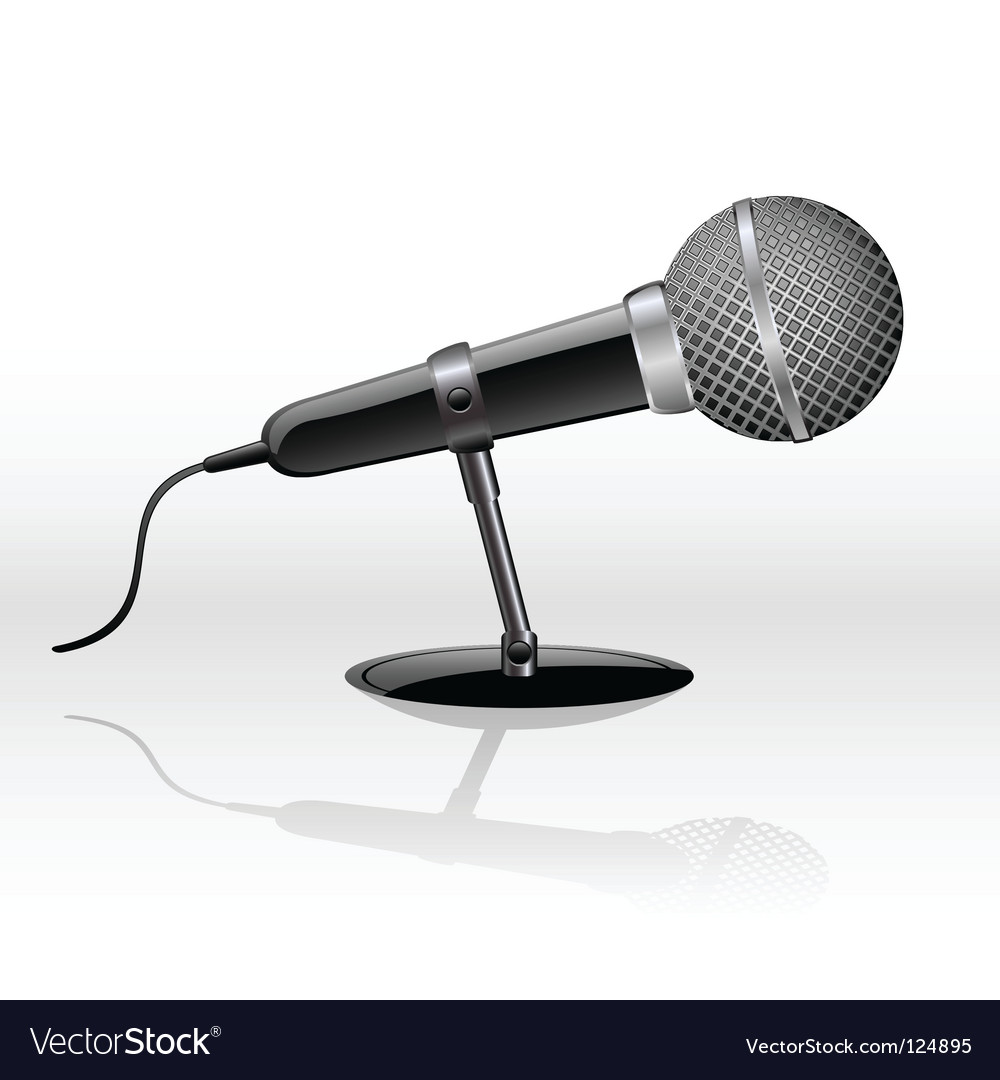 Microphone Royalty Free Vector Image - VectorStock