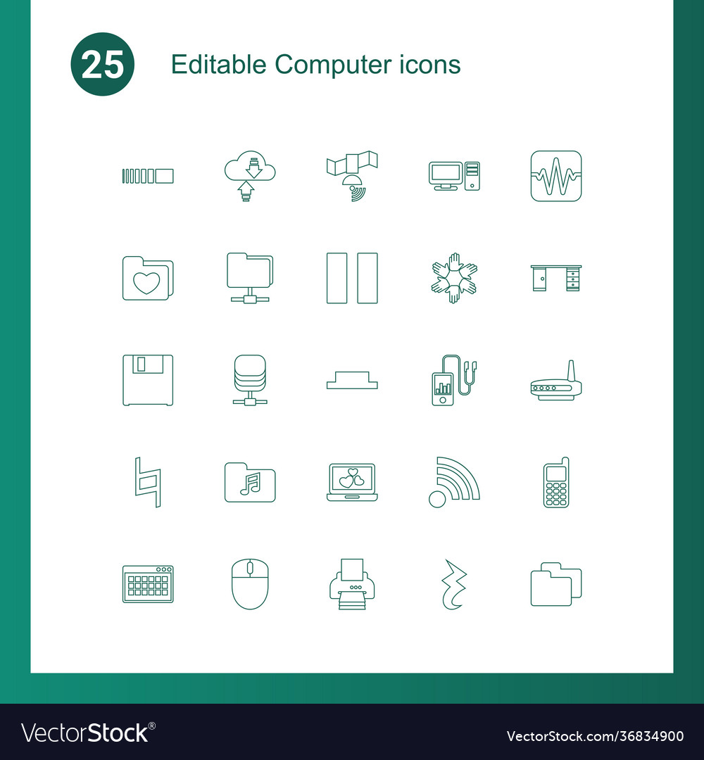 Computer icons Royalty Free Vector Image - VectorStock