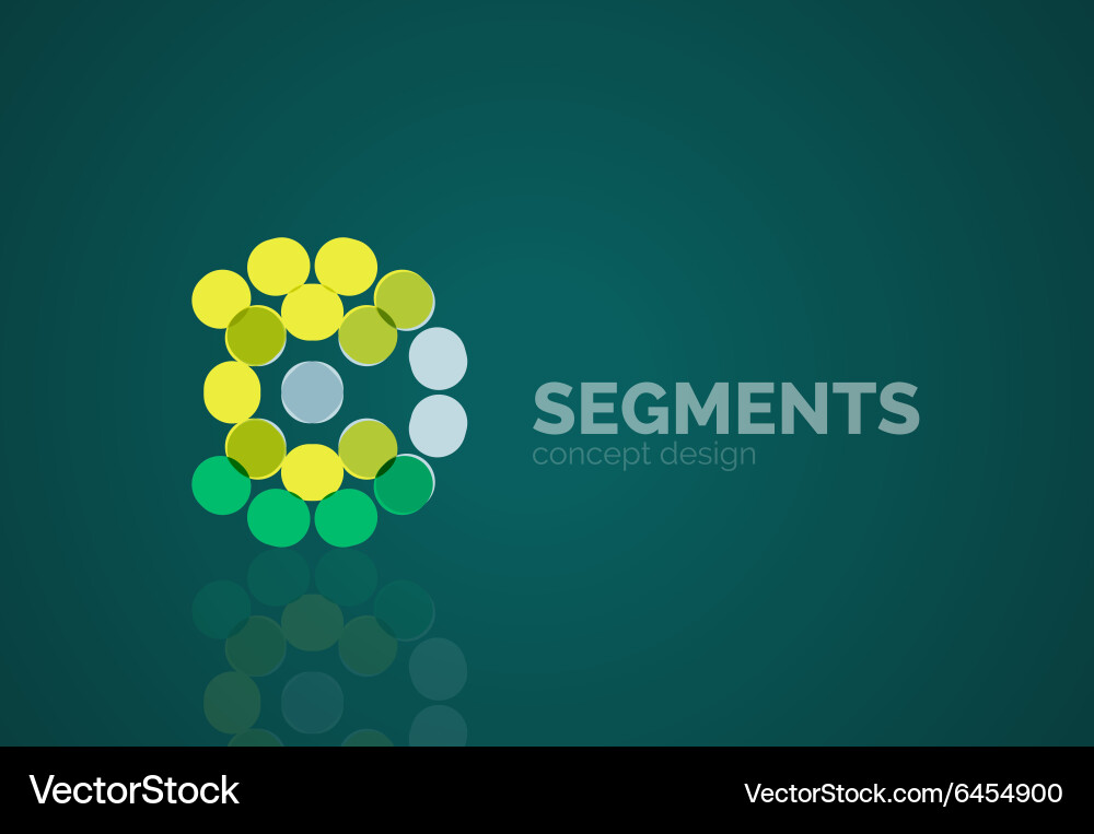 Outline minimal abstract geometric logo Royalty Free Vector