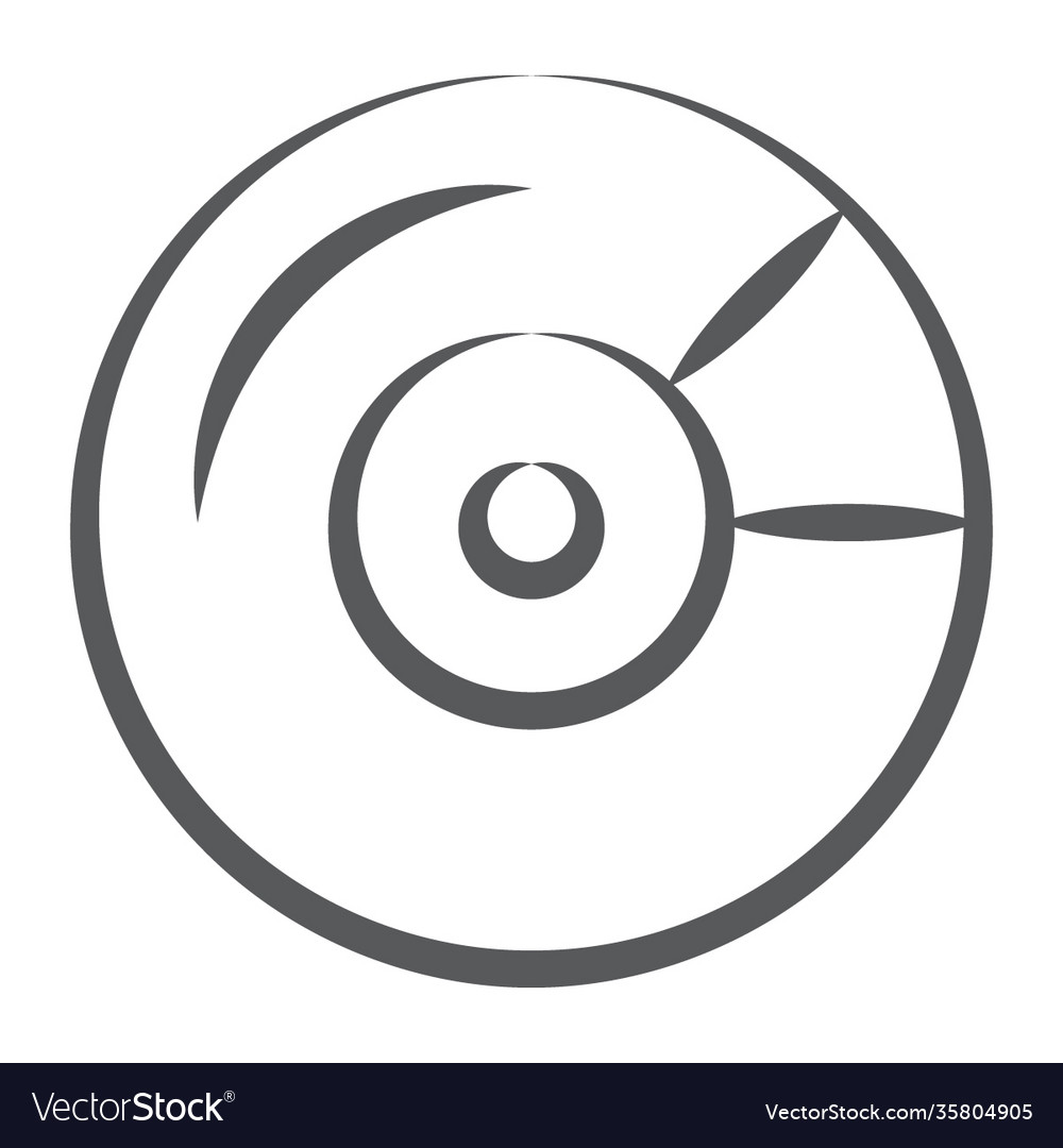 Compact disk Royalty Free Vector Image - VectorStock