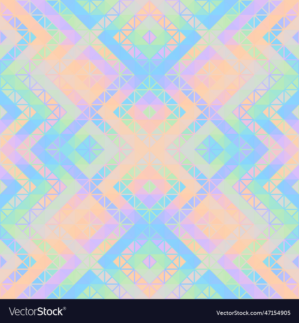 Geometric abstract triangles pattern seamless Vector Image