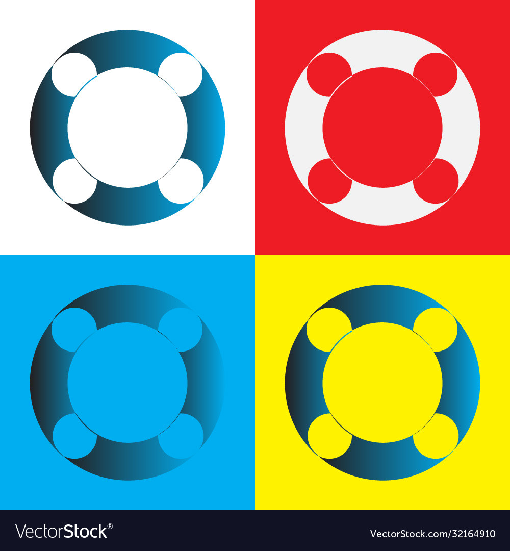 Circle logo Royalty Free Vector Image - VectorStock