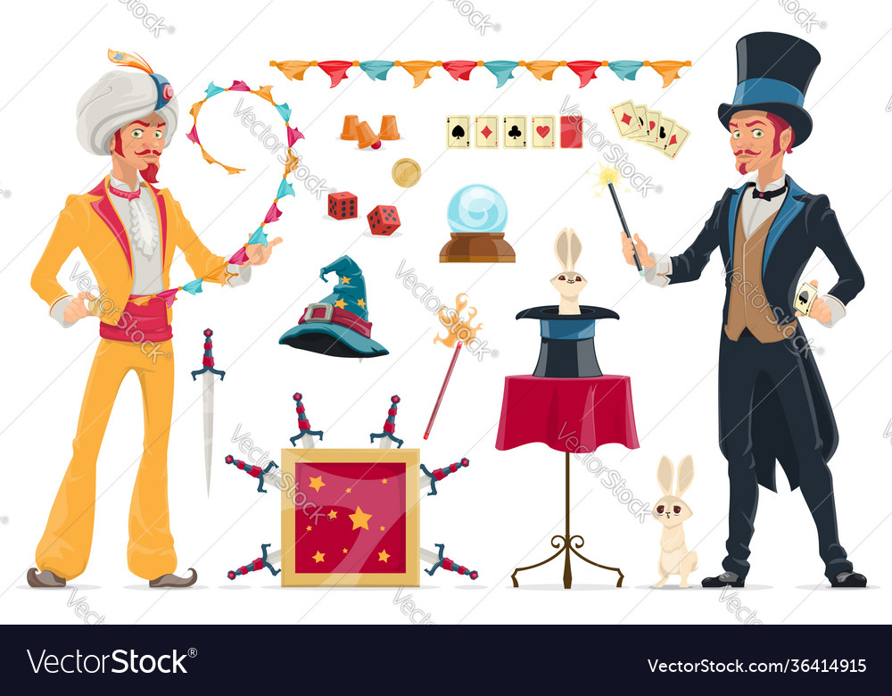 Magic elements collection Royalty Free Vector Image
