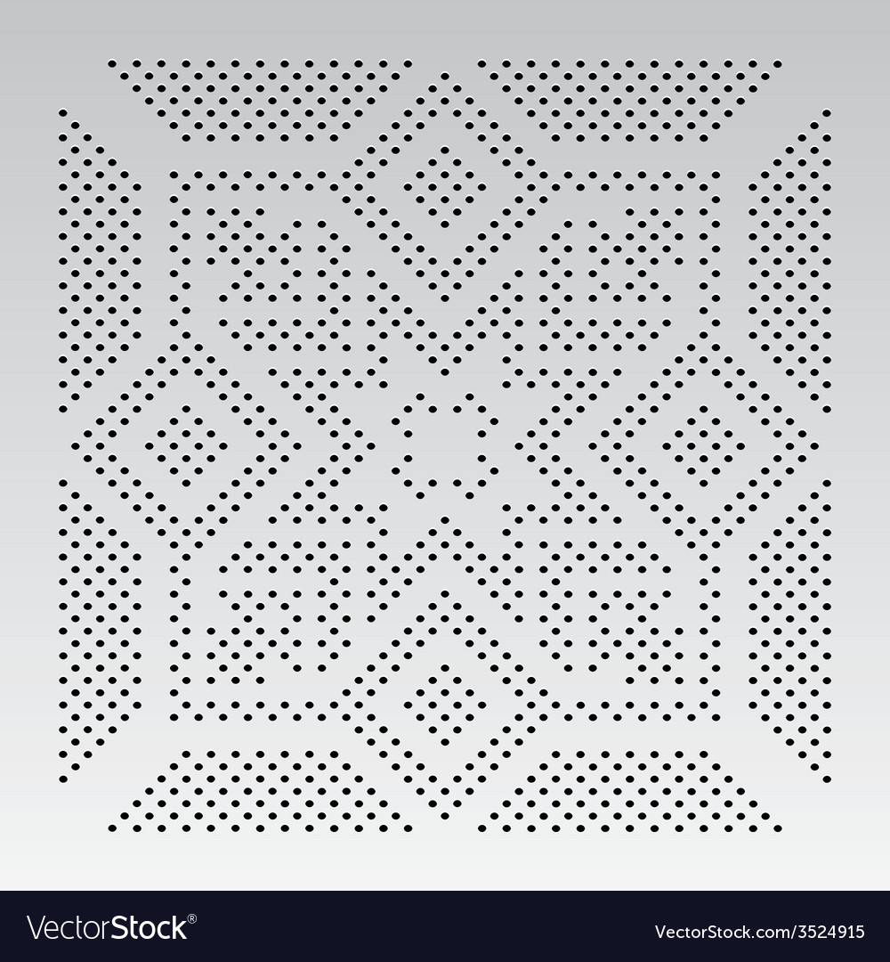 Ornamental slavic dot pattern Royalty Free Vector Image