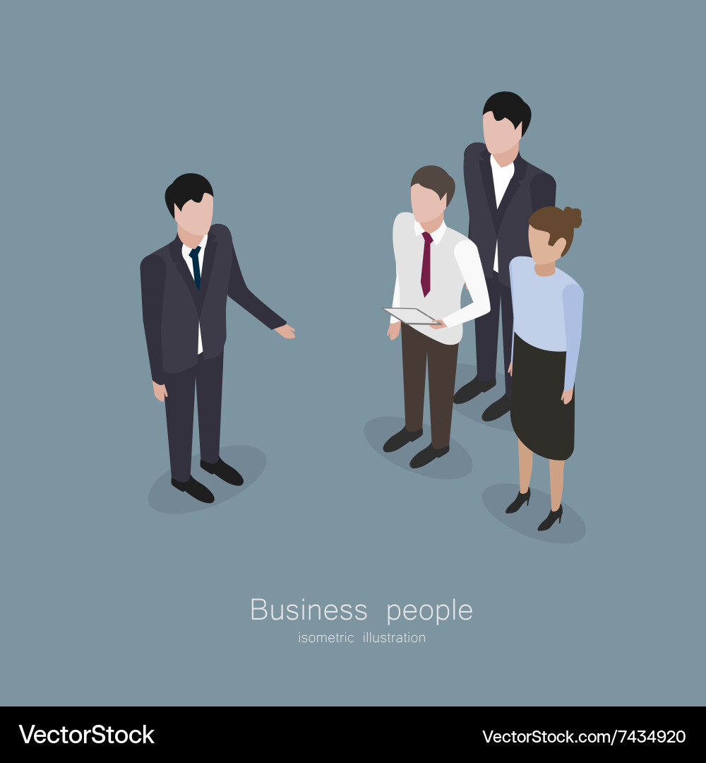 Business boss man Royalty Free Vector Image - VectorStock