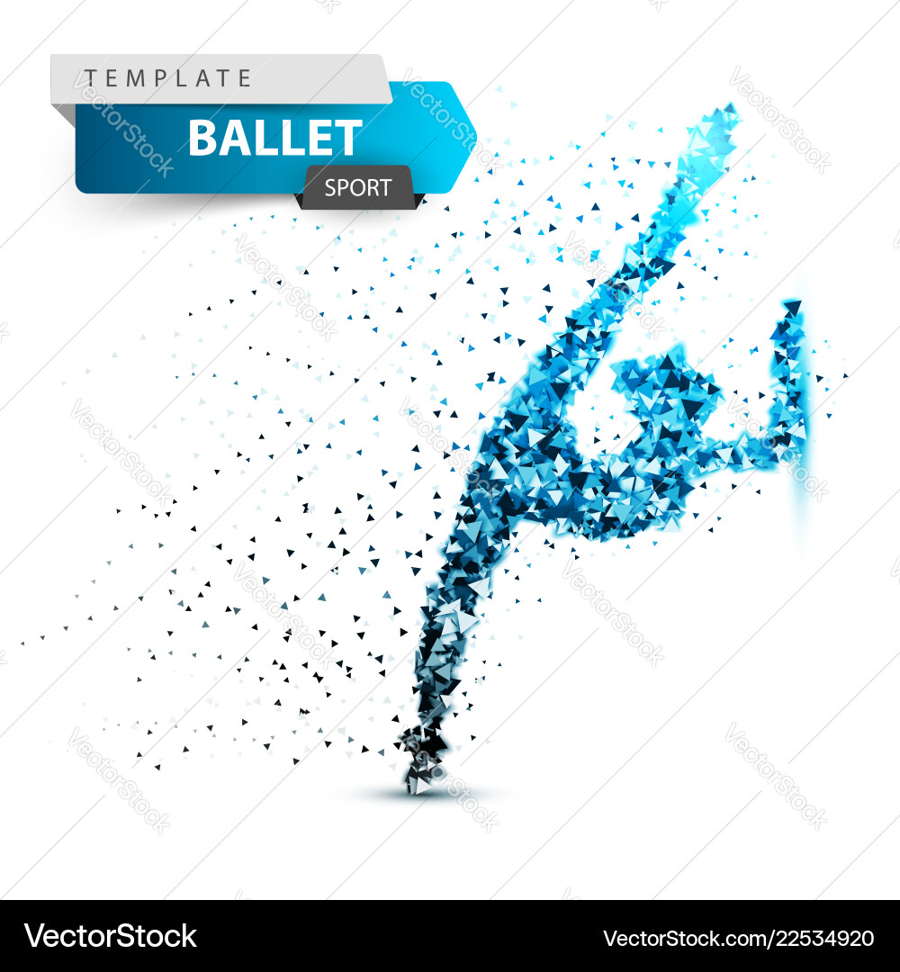 Gymnastics sport - dot on the white Royalty Free Vector