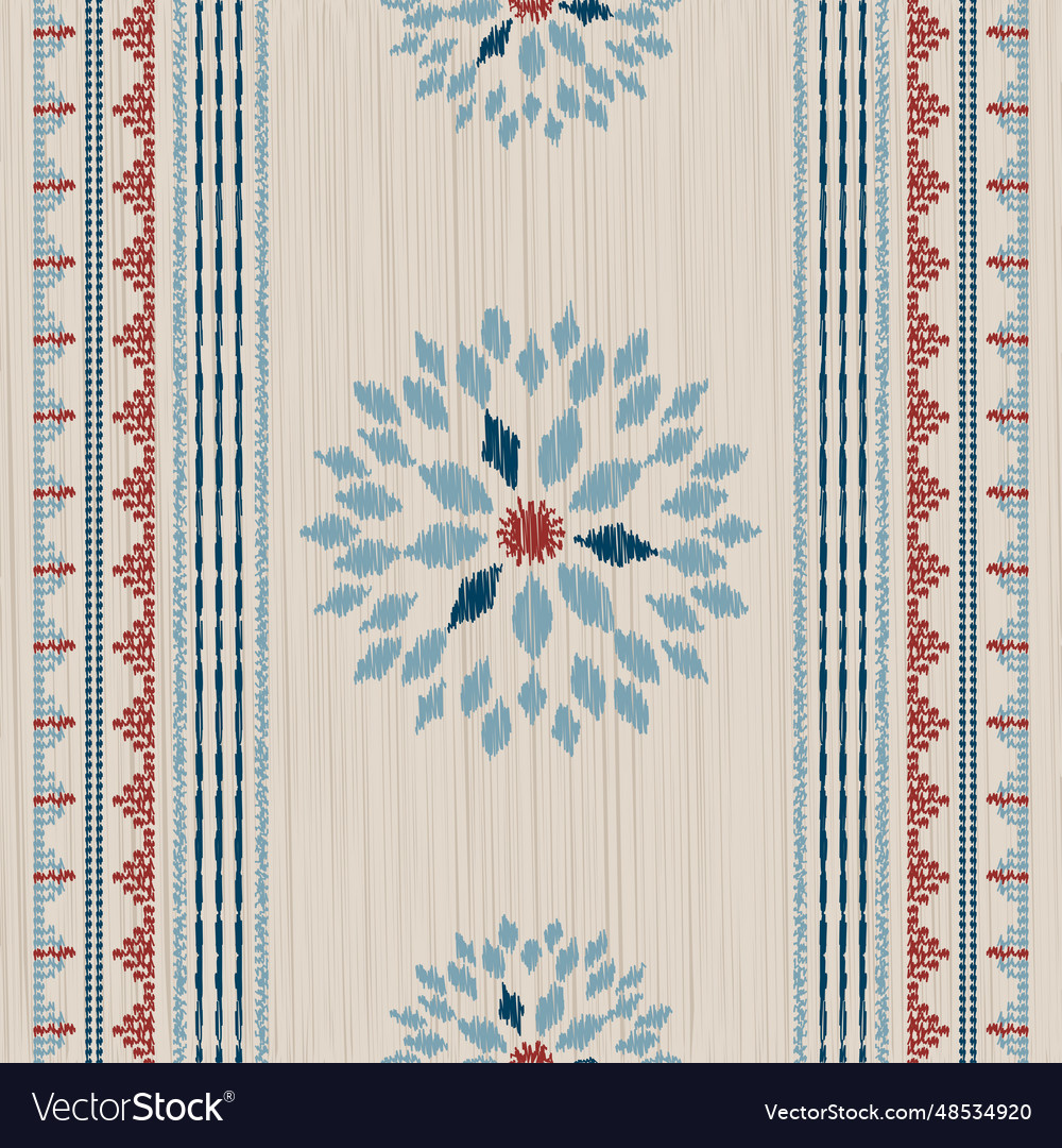Ikat pattern Royalty Free Vector Image - VectorStock