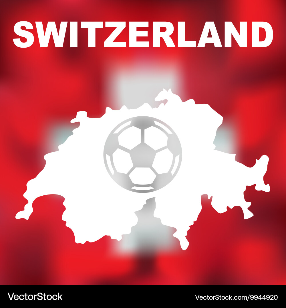 Swiss abstract map Royalty Free Vector Image - VectorStock