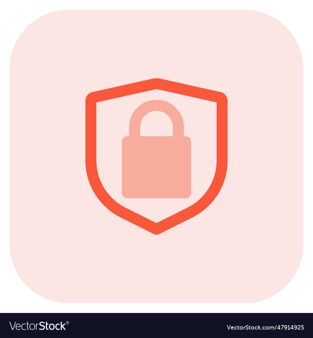Security shield software installed for protection Vector Image Security shield software installed for protection Vector Image