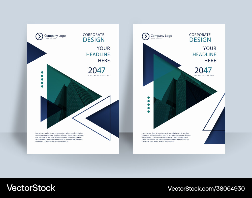 Custom background business book cover design Vector Image