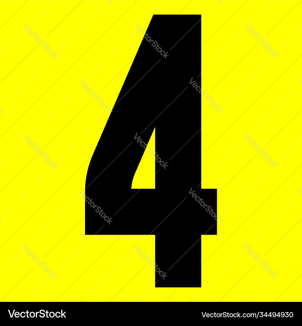 Dark modern font trendy alphabet black number Vector Image